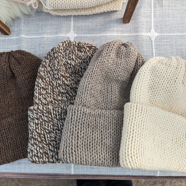 Wool Knit Hat - Etsy