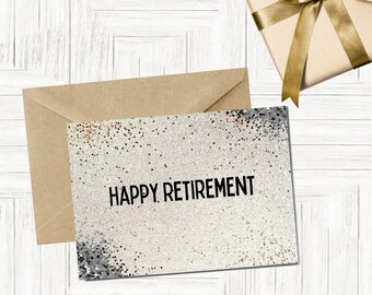 Printable Retirement Card / Happy Retirement / Instant | Etsy