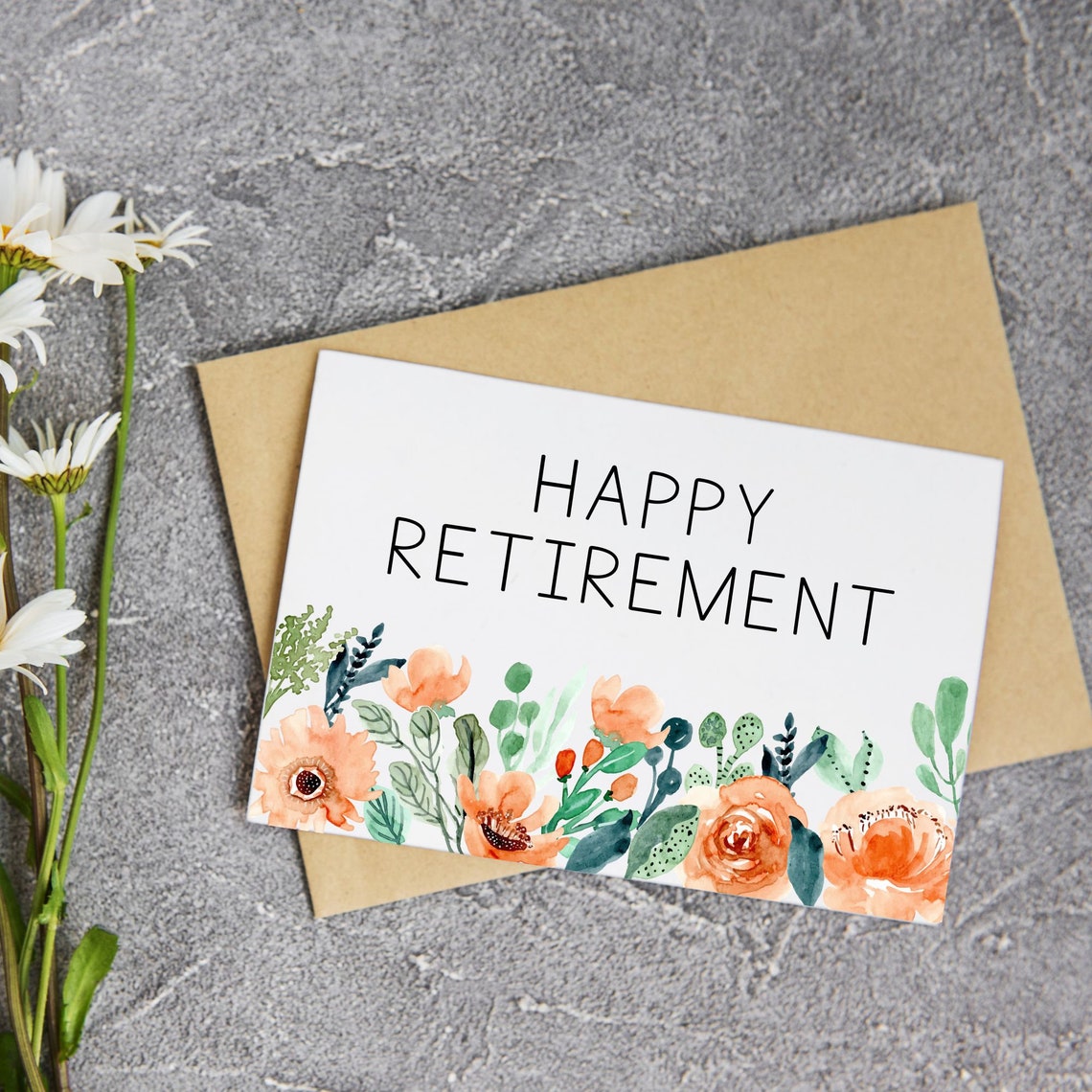 Printable Retirement Card / Happy Retirement / Instant Download / 5x7 ...