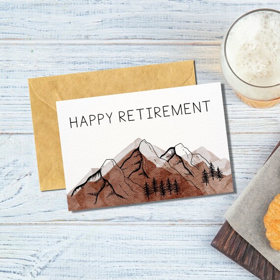 Printable Retirement Card / Happy Retirement / Instant | Etsy