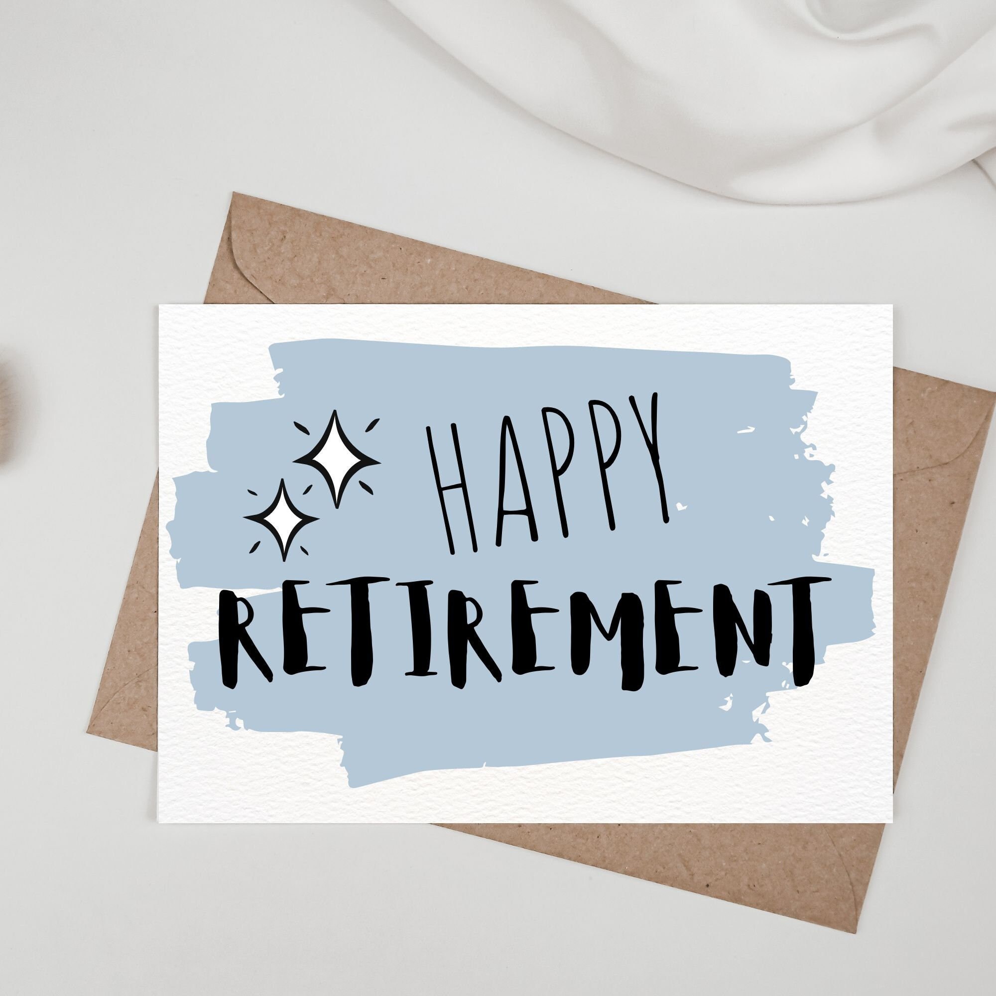 Printable Retirement Card / Happy Retirement / Watercolor / Instant ...