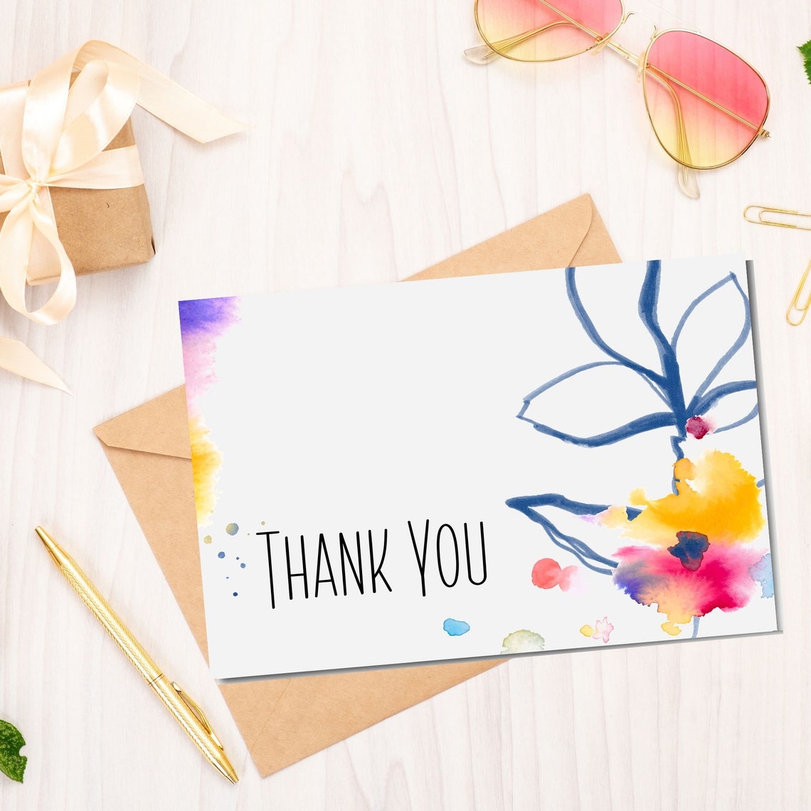 Printable Thank You Cards / BUNDLE Thank You Cards / Instant Download ...