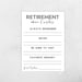 Printable Retirement Advice and Wishes Card / Happy Retirement ...