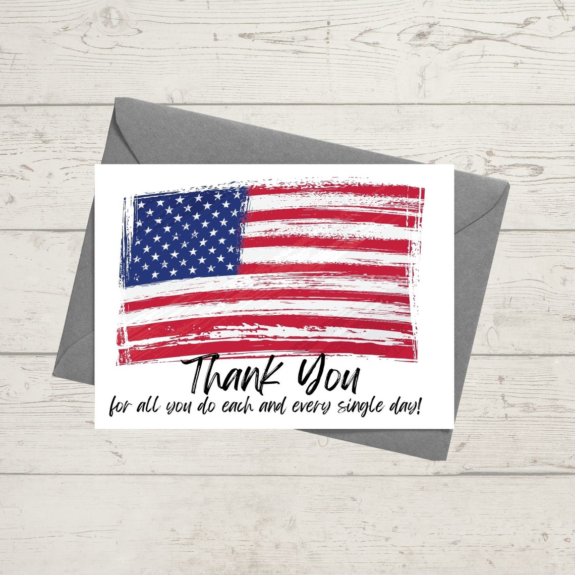 Printable Police Appreciation Thank You Card / Instant - Etsy