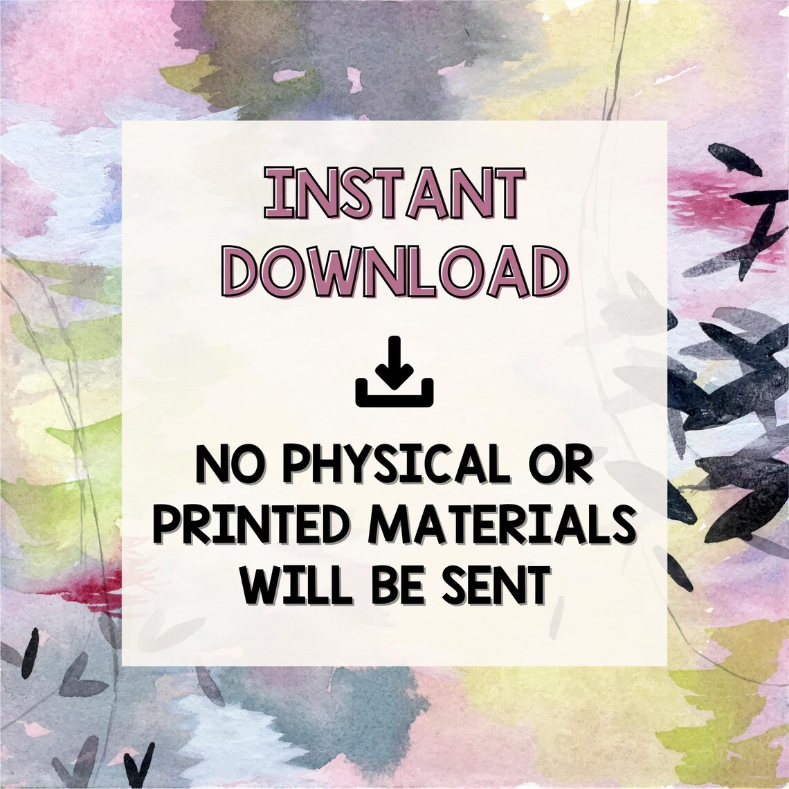 Printable Birthday Card / Digital Card / Instant Download / - Etsy