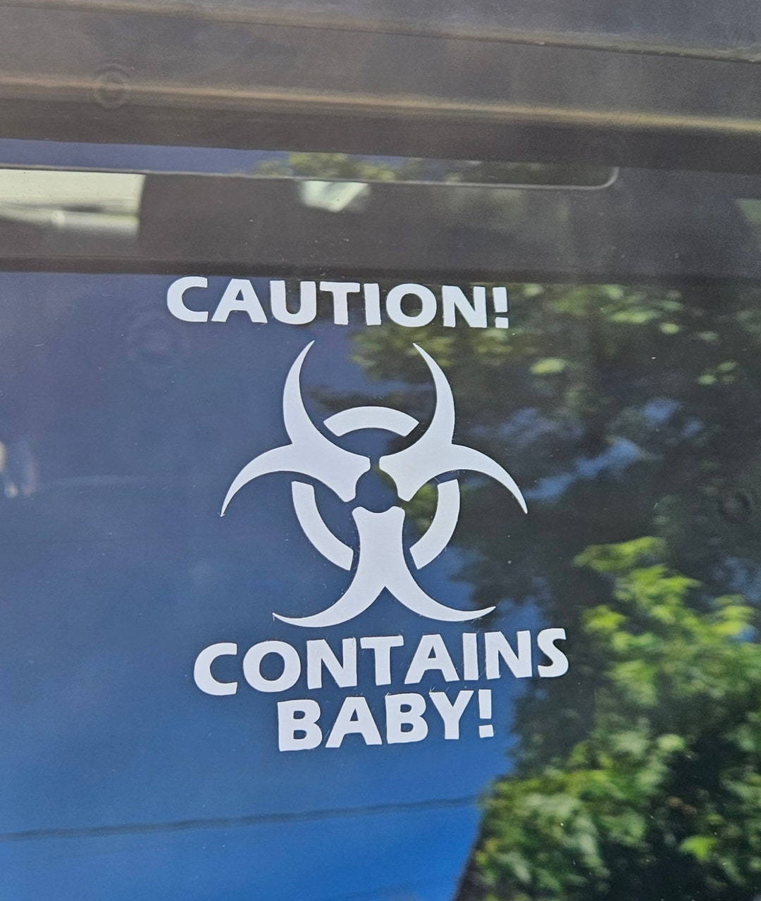 Baby on Board Sticker - Biohazard Caution Contains Baby - Etsy