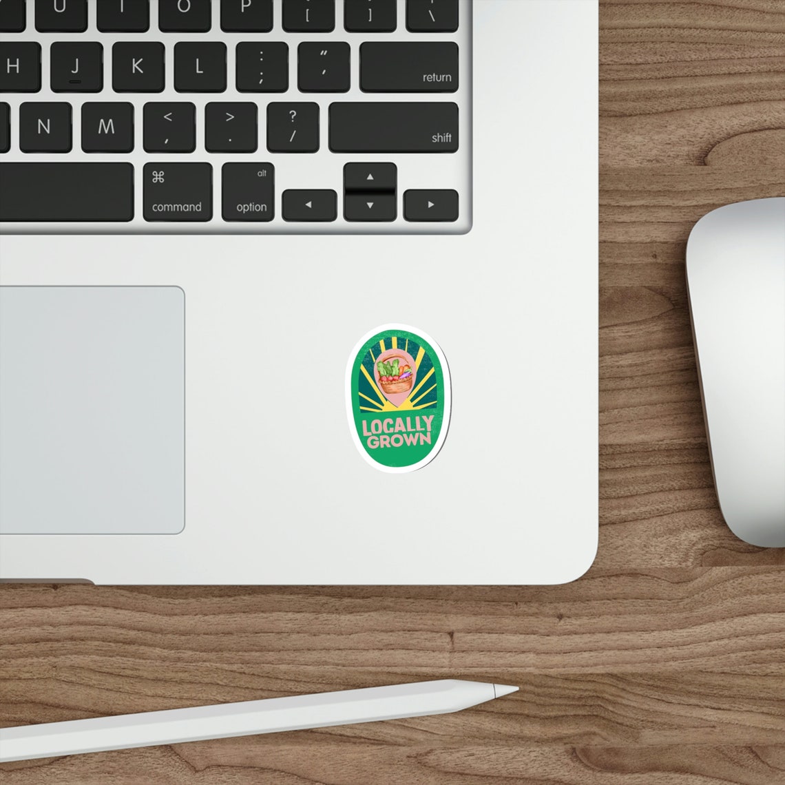 Locally Grown Produce Sticker-shaped Sticker - Celebrate Sustainable ...