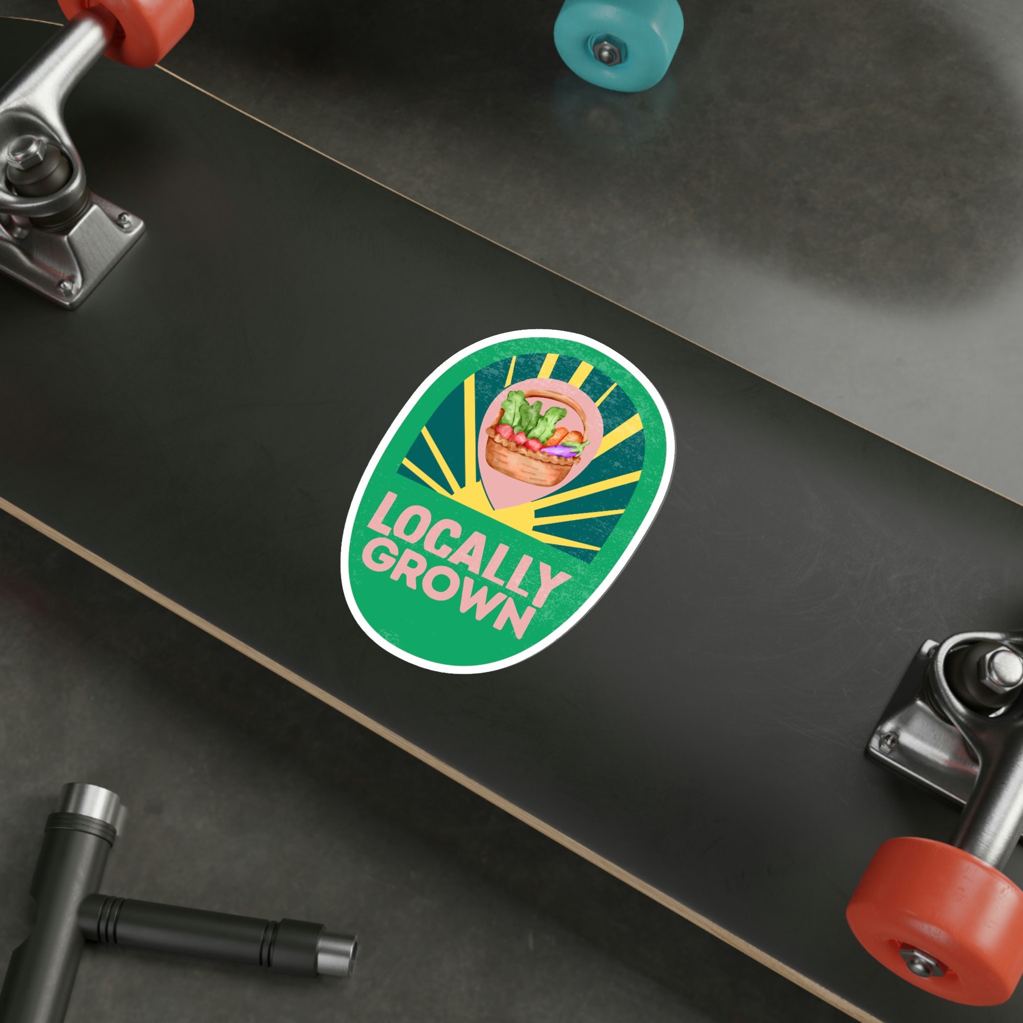 Locally Grown Produce Sticker-shaped Sticker - Celebrate Sustainable ...