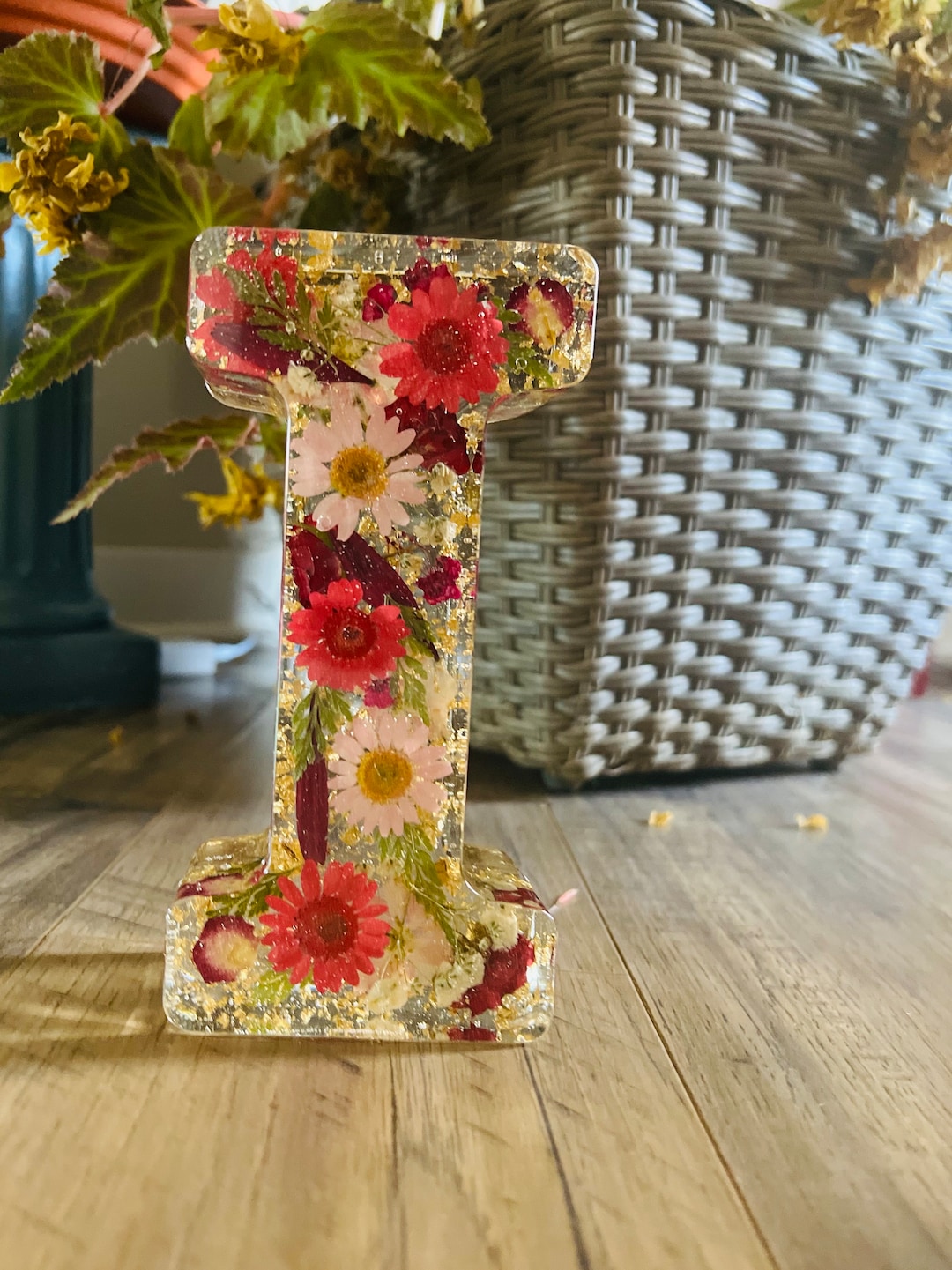 Custom Large Letter With Lights, Personalized Resin Letter, Custom ...