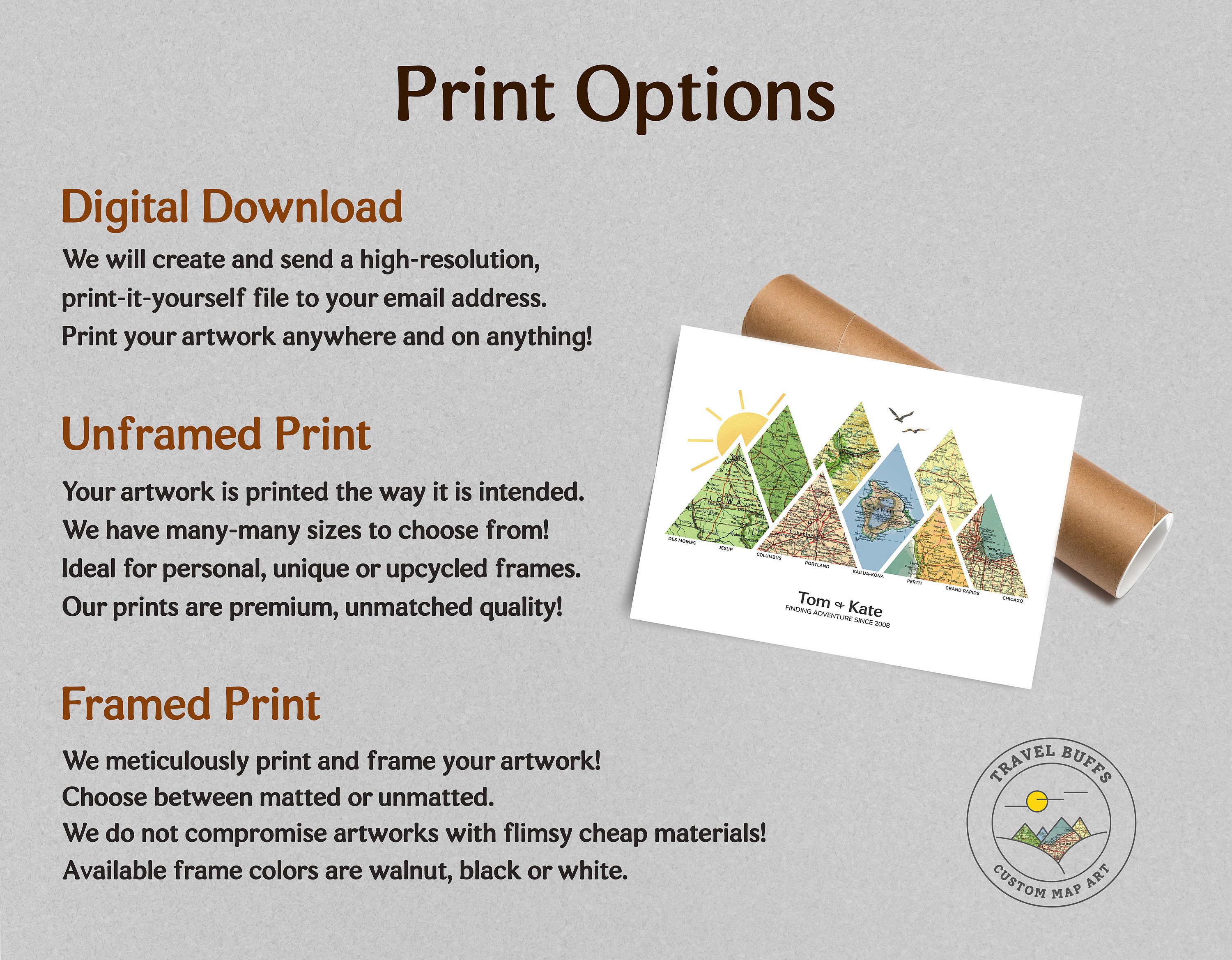 Wall Decor Home & Living Anniversary Engagement Couples Unique Gift ...