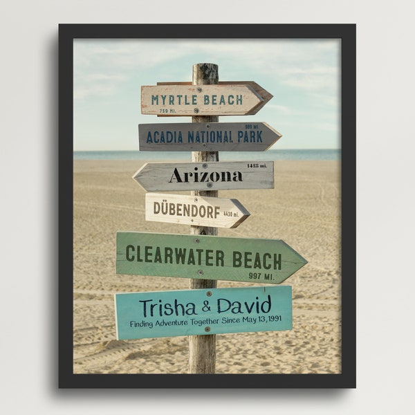 Mileage Signs - Etsy