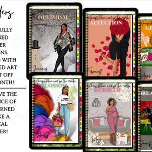 Black Girl Digital Planner, Hyperlinked African American Goodnotes ...