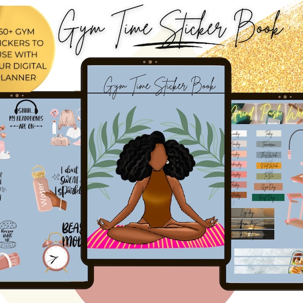 Workout Stickers - Etsy