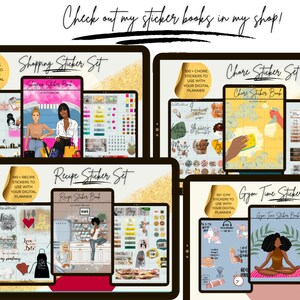Black Girl Digital Planner, Hyperlinked African American Goodnotes ...