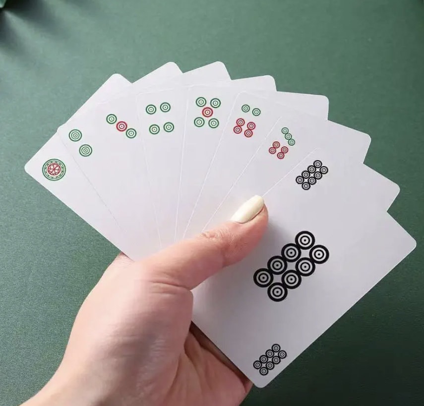 Chinese Mahjong Playing Cards Set American Mahjongg Tiles Game Set PACK ...