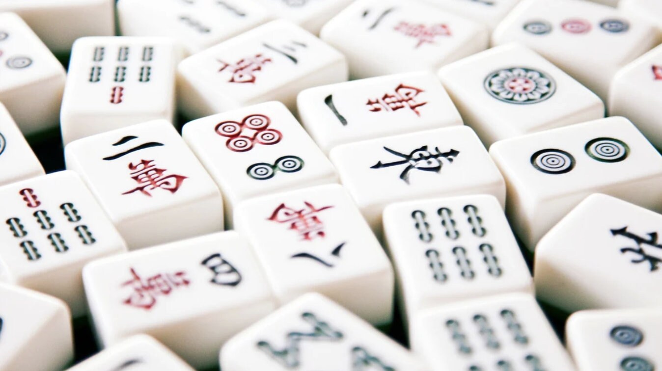 Traditional Chinese Complete Mahjong Set - Etsy