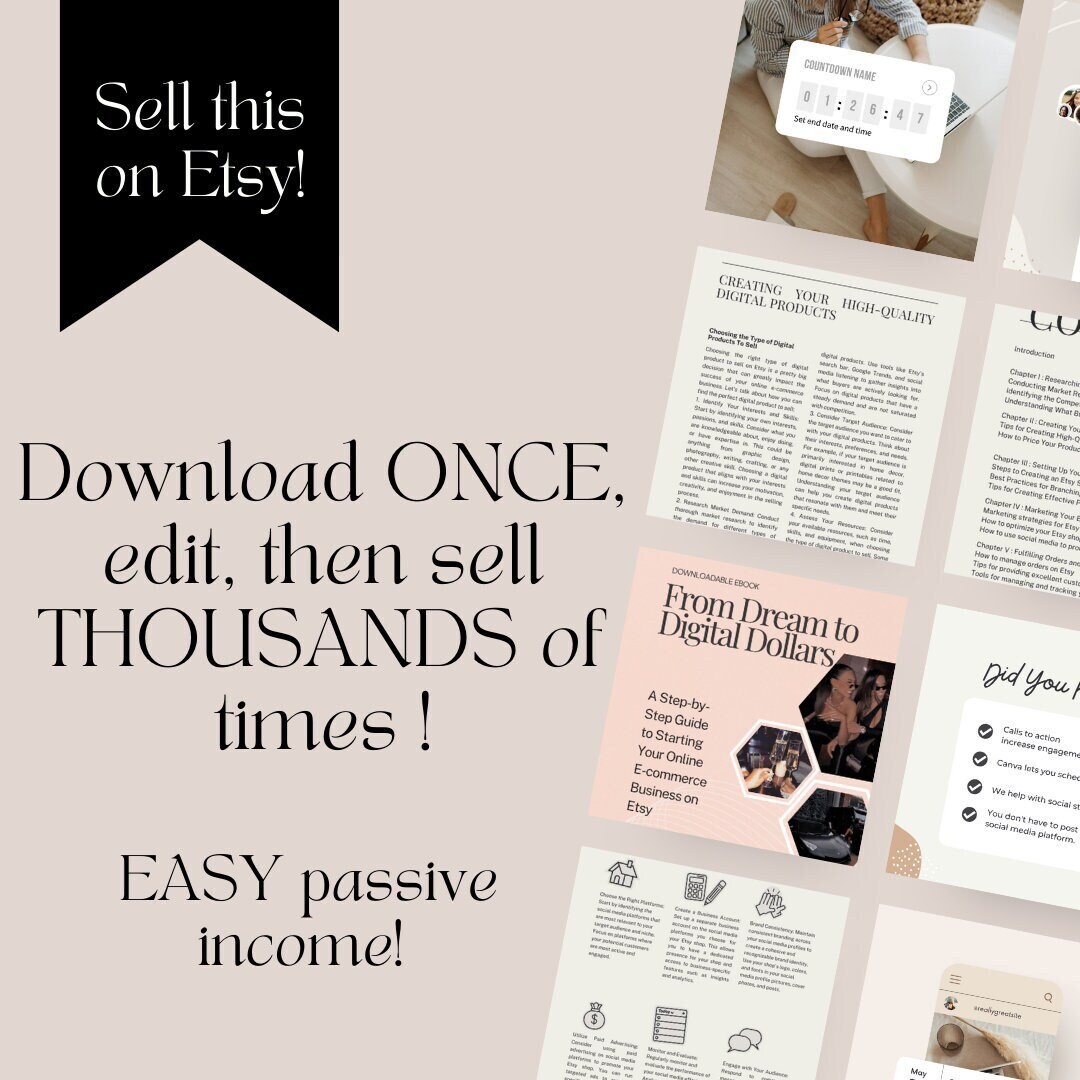 PLR Ebook Template - Download, Edit, Upload! Your Ultimate Selling ...