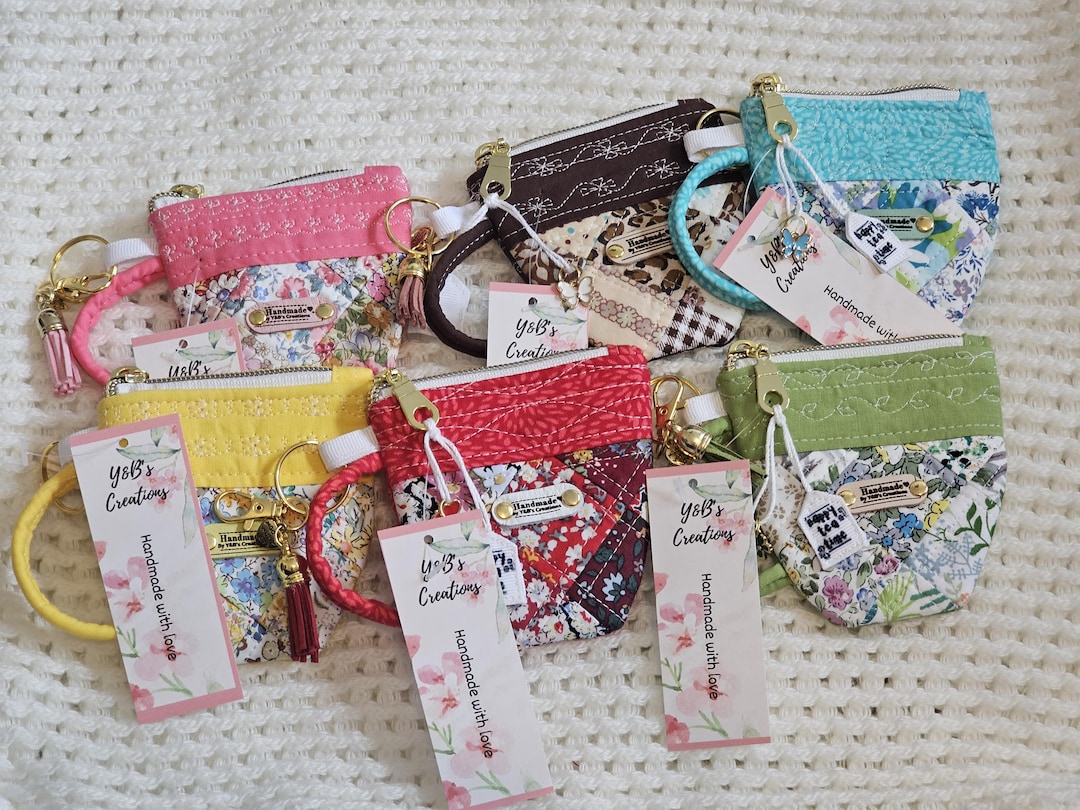 Mini Teacup Pouch | Unique Handmade Pouch | Multiple Color Options Coin ...