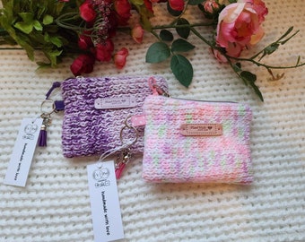 Knitted Pouch - Etsy