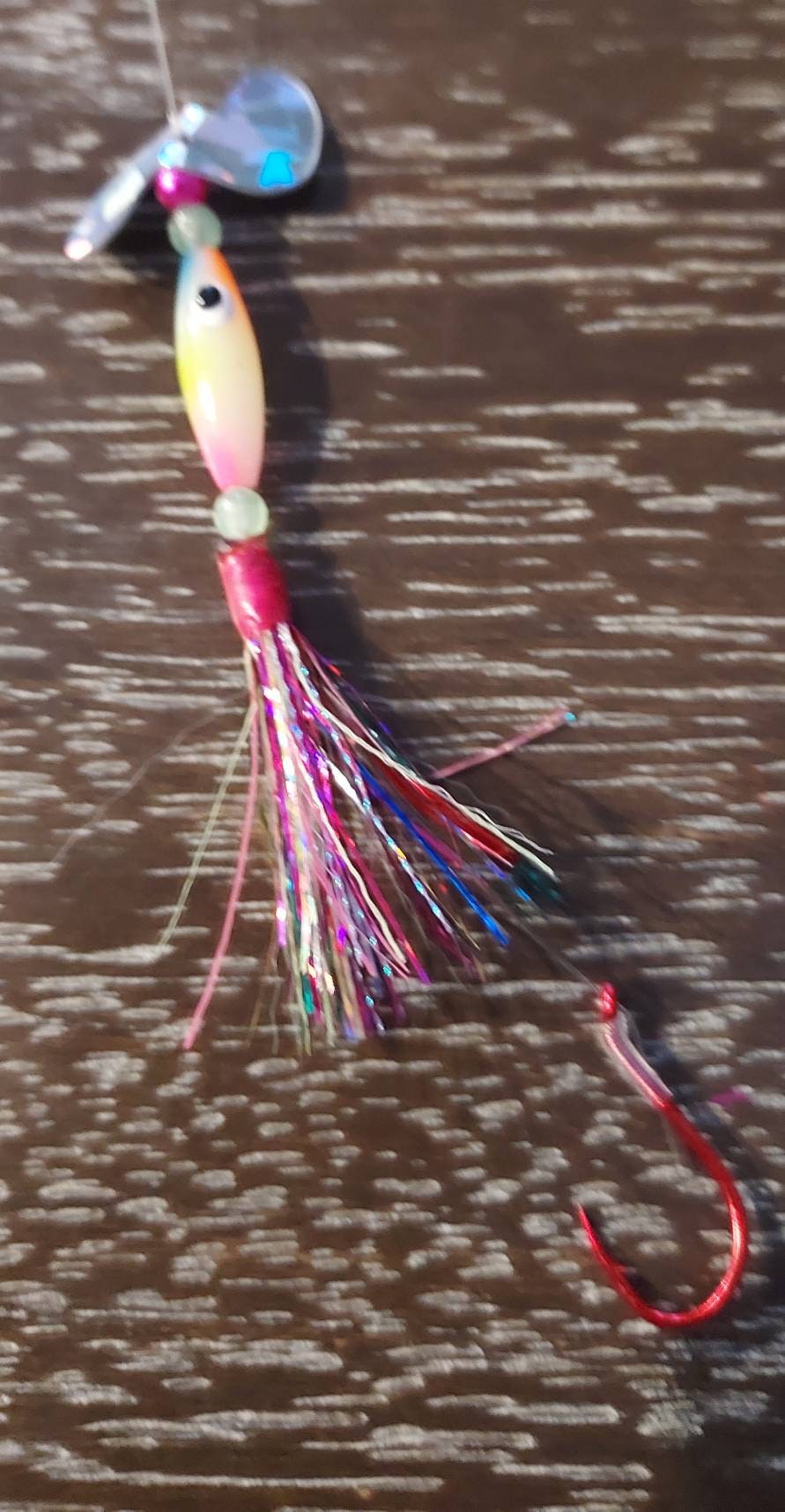 Psycho Guppy/ Glow Trolling Spinners - Etsy