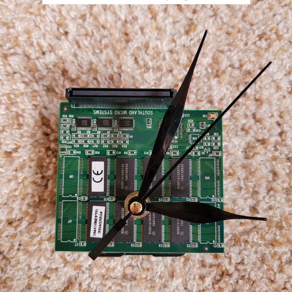 Circuit Board Clock - Etsy UK