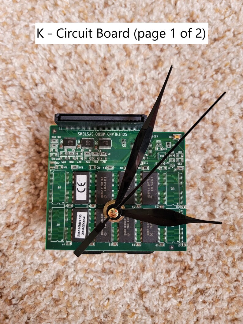 Circuit Board Clocks - Etsy