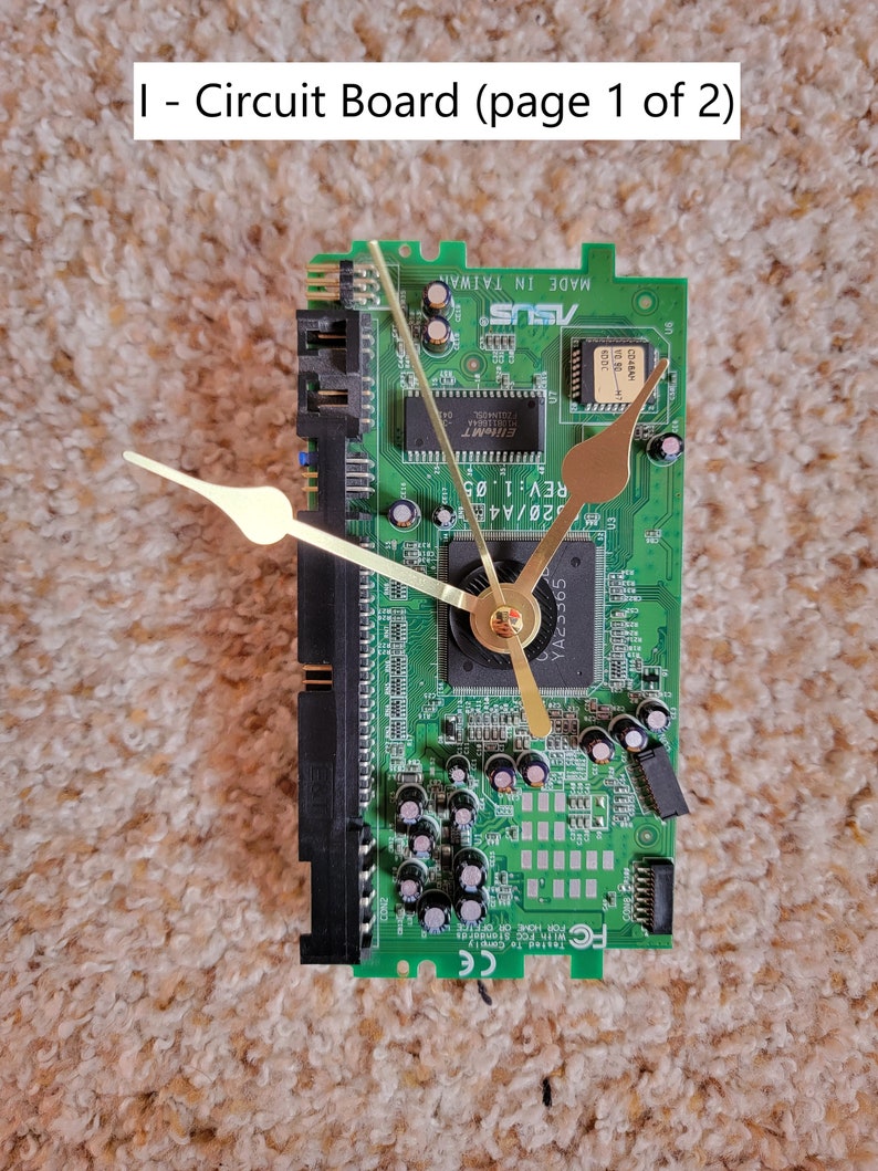 Circuit Board Clocks - Etsy