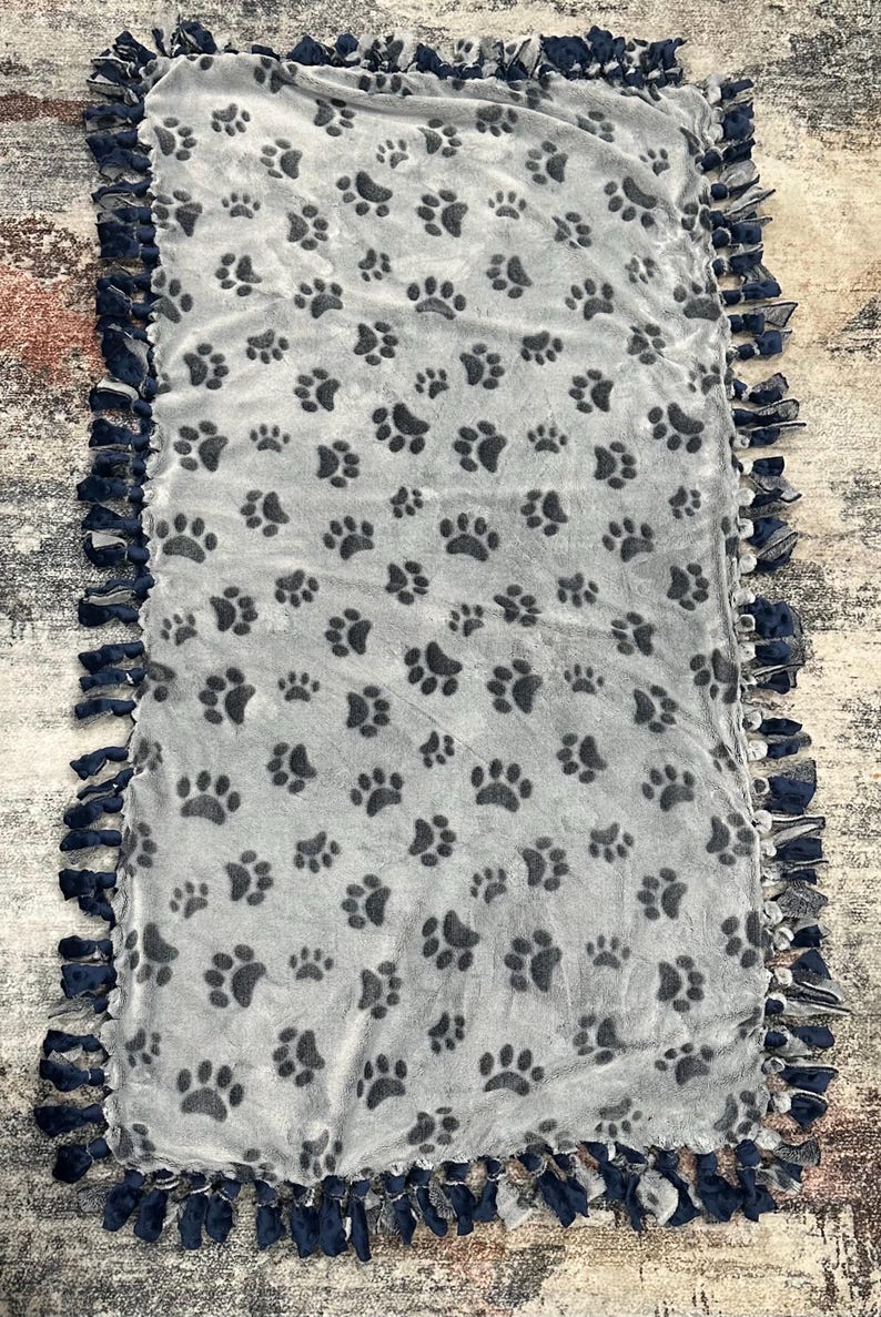 Custom Tie Knot Blanket - Etsy