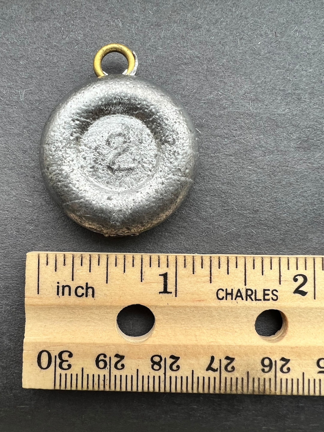 Flat Round River Sinker, Qty 2 per Package - Etsy