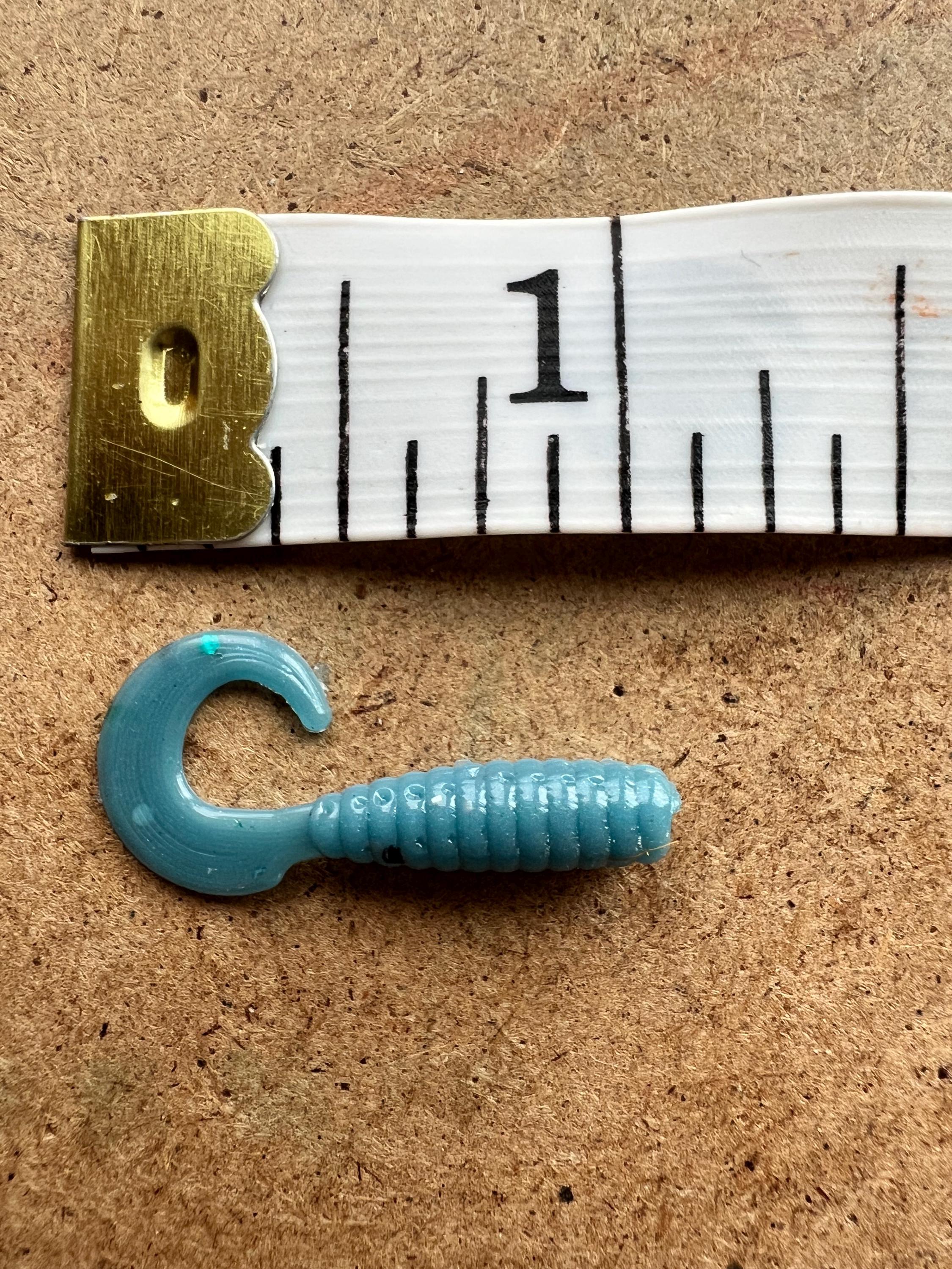 1 Inch Single Tail Grub, 10 per Package - Etsy
