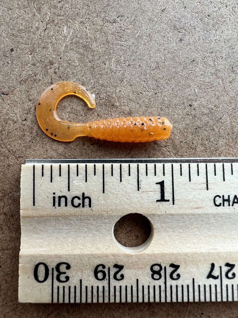 1 Inch Single Tail Grub, 10 per Package - Etsy