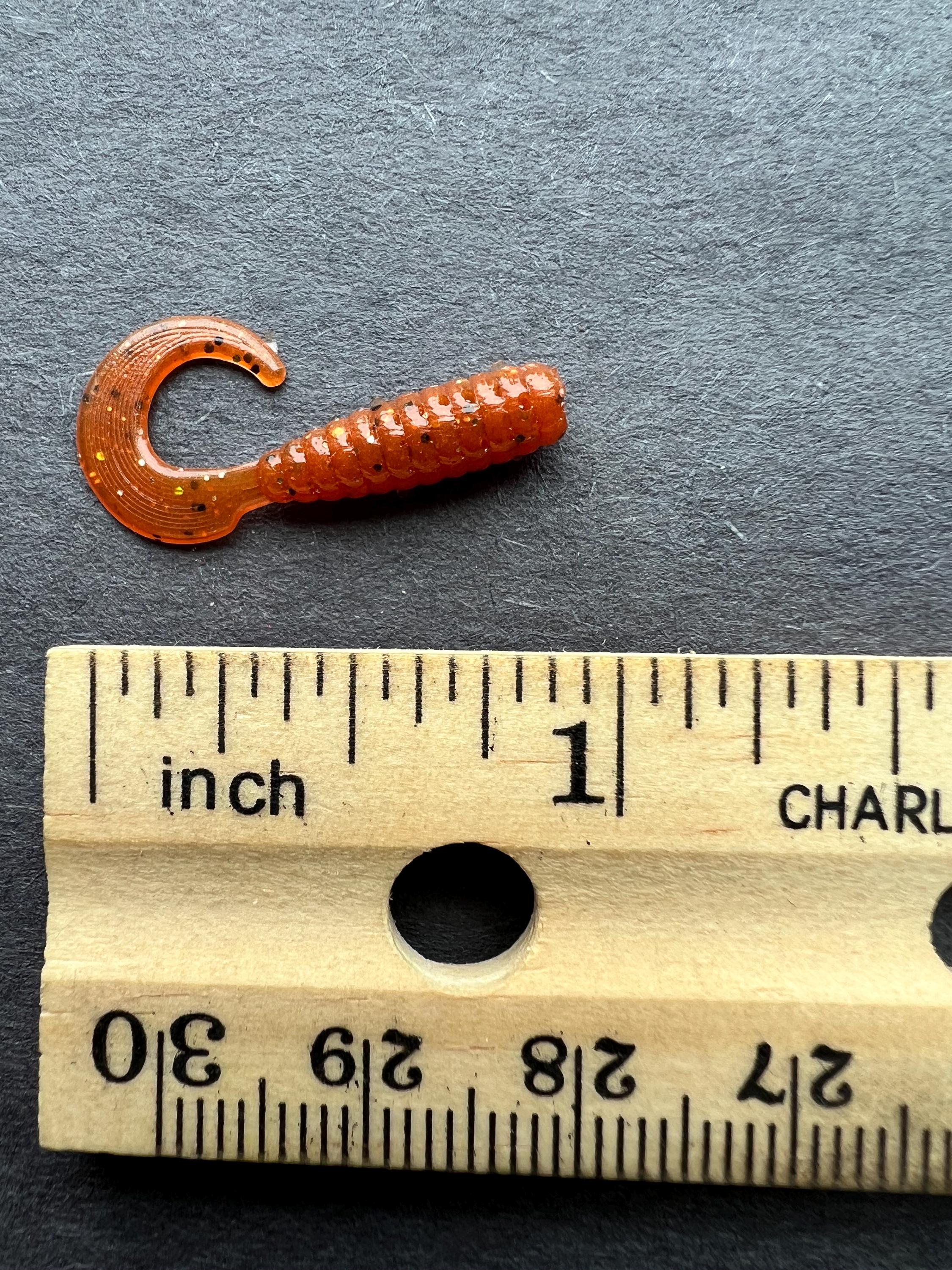1 Inch Single Tail Grub, 10 per Package - Etsy
