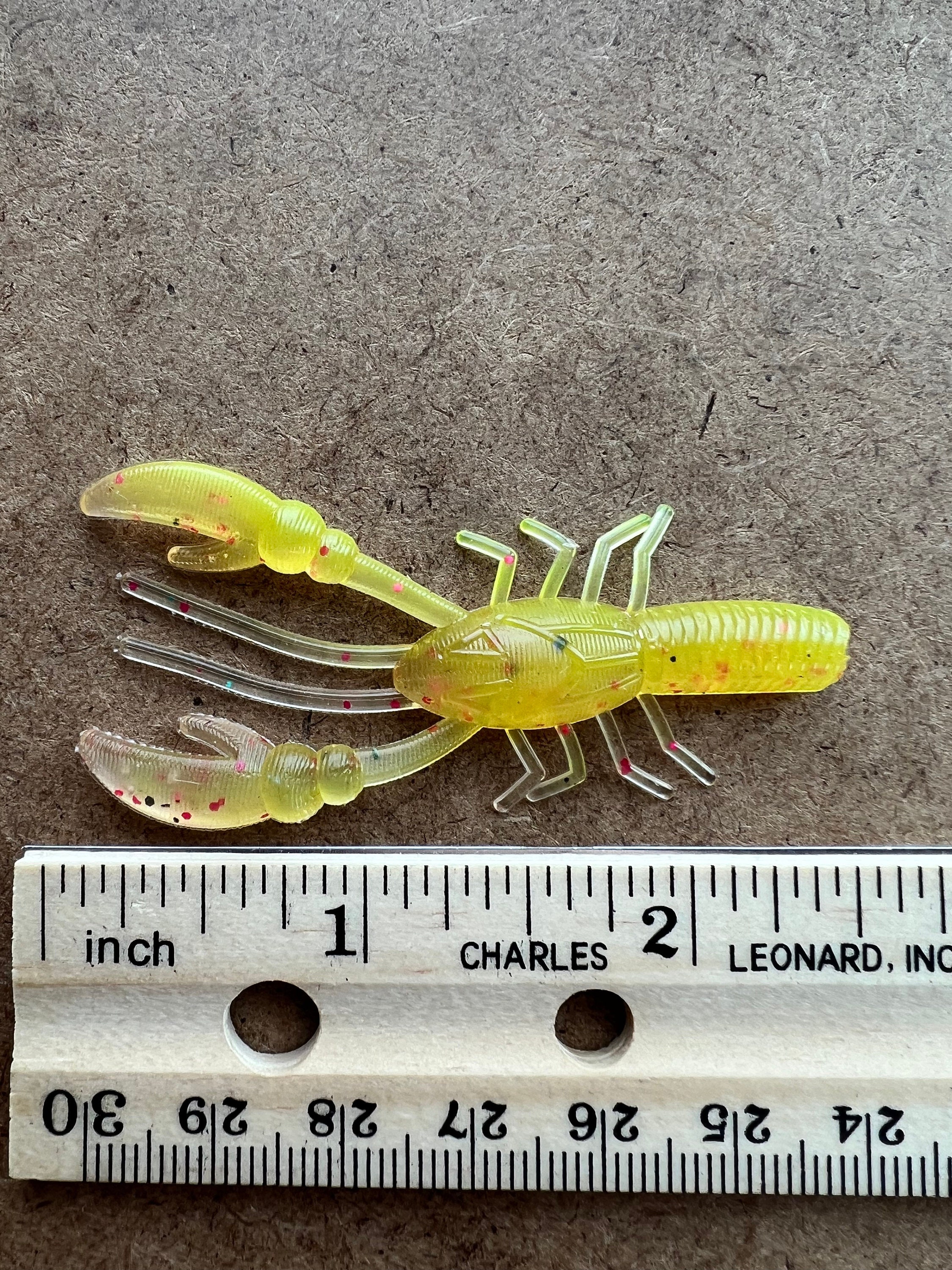 2.5 Inch Dead Eye Craw, 4 per Package. - Etsy