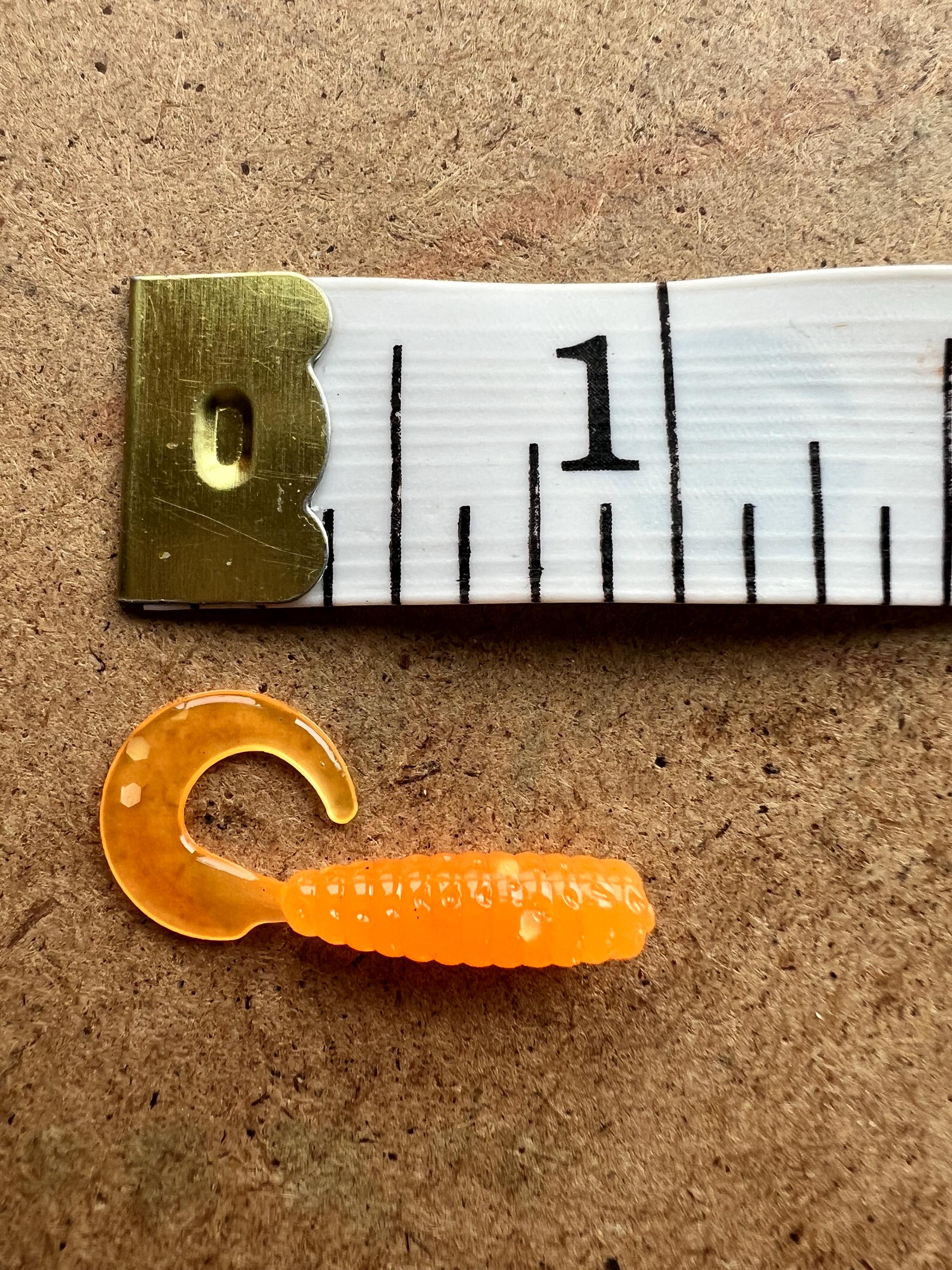 1 Inch Single Tail Grub, 10 per Package - Etsy