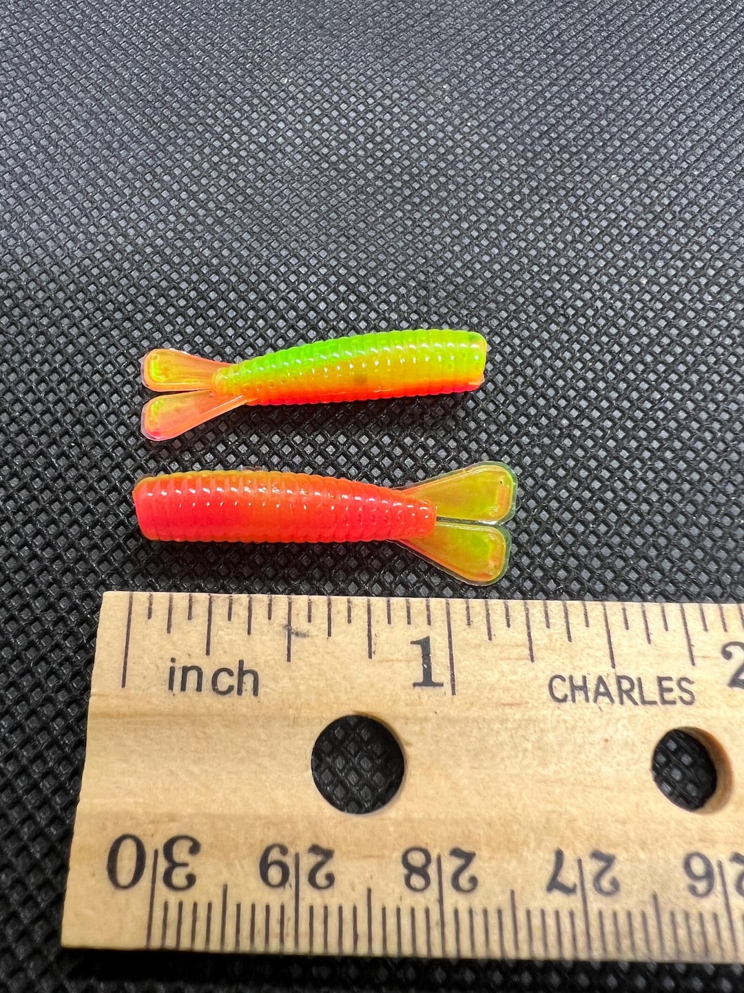 1.25" Split Fin Grub, Sold 16 per Package. - Etsy