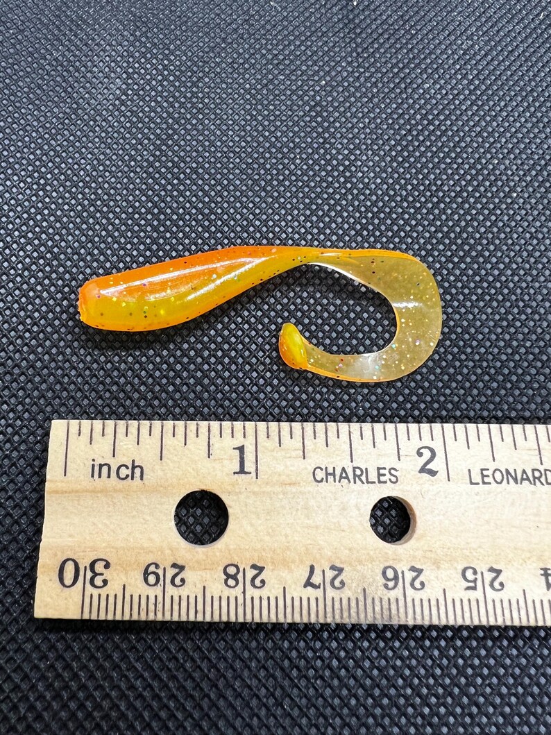 2.25" Curly Tail Grub, 10 per Package - Etsy