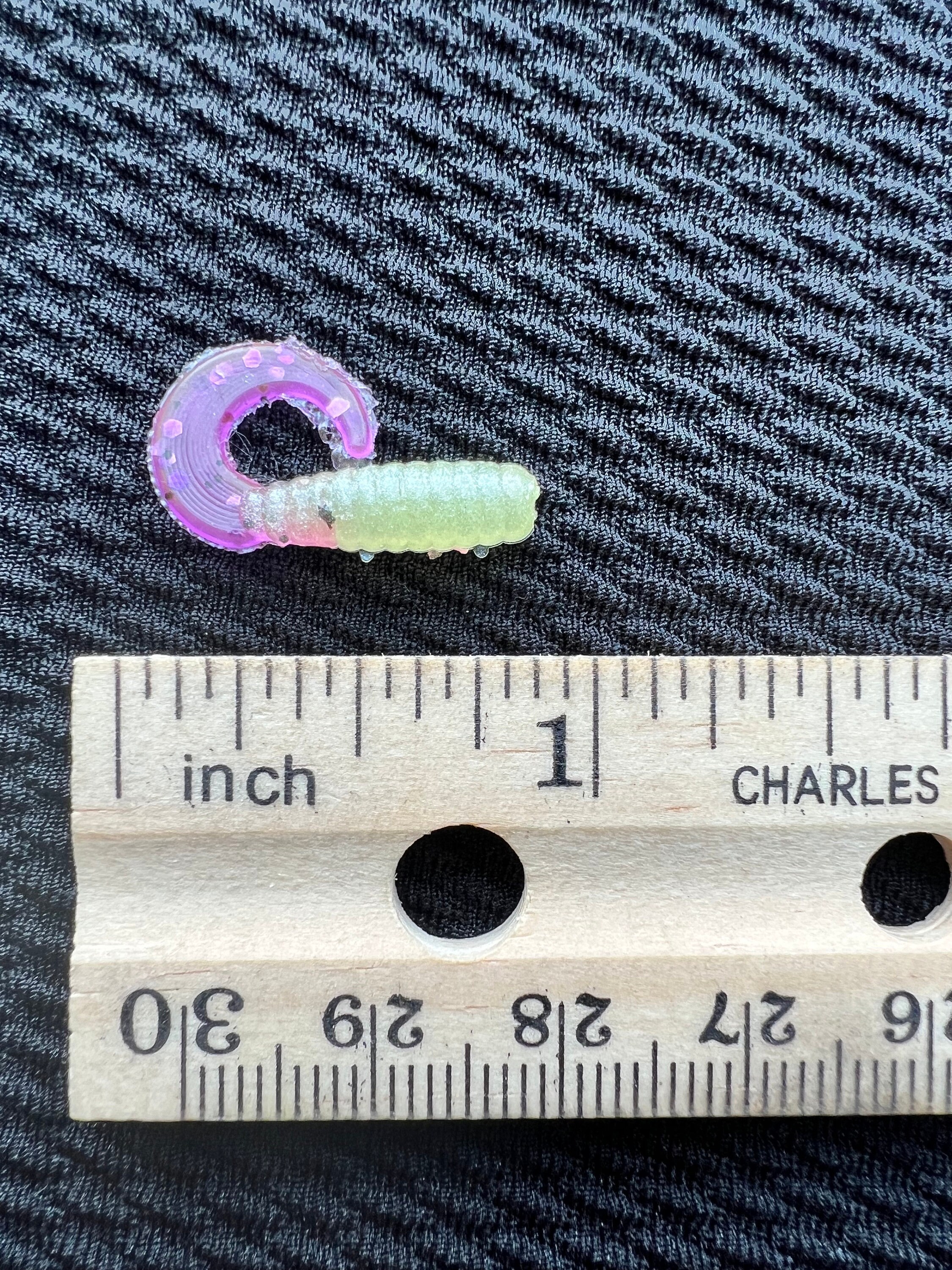 1 Inch Single Tail Grub, 10 per Package - Etsy