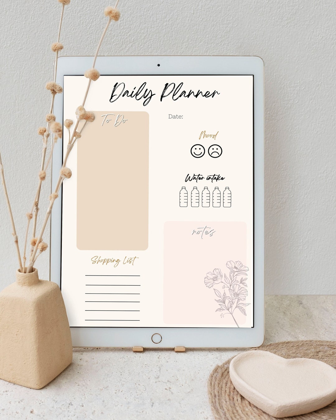 Daily Planner Template Goodnotes Planner Notablility - Etsy