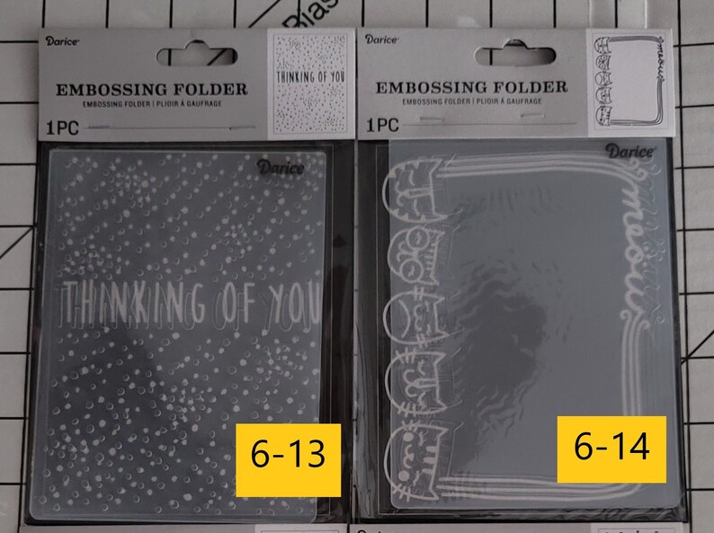 Border Embossing Folders, Choice of One Package, Darice Embossing ...