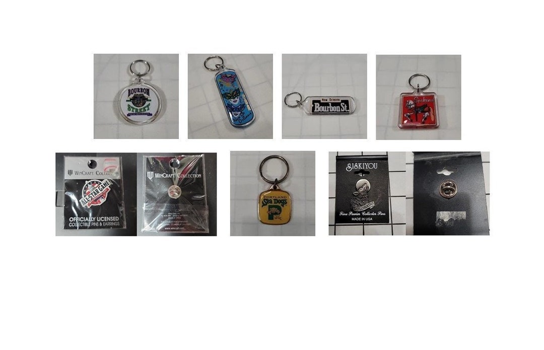 Souvenir Key Chains and Pins - Etsy
