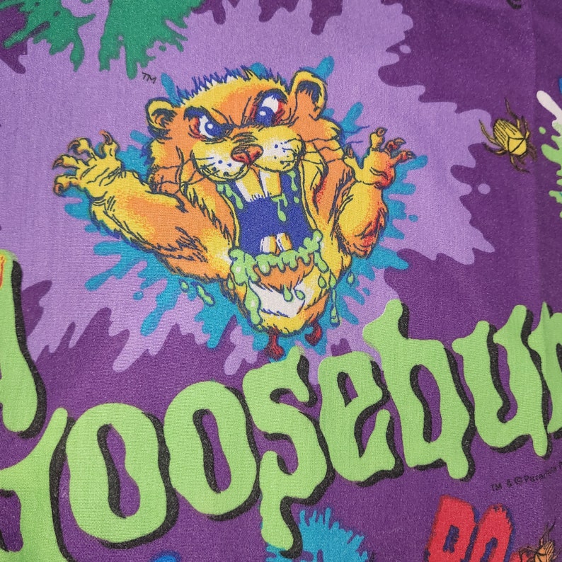 Vintage 1990's Goosebumps Twin Flat and Fitted Sheets Sheets Vintage ...