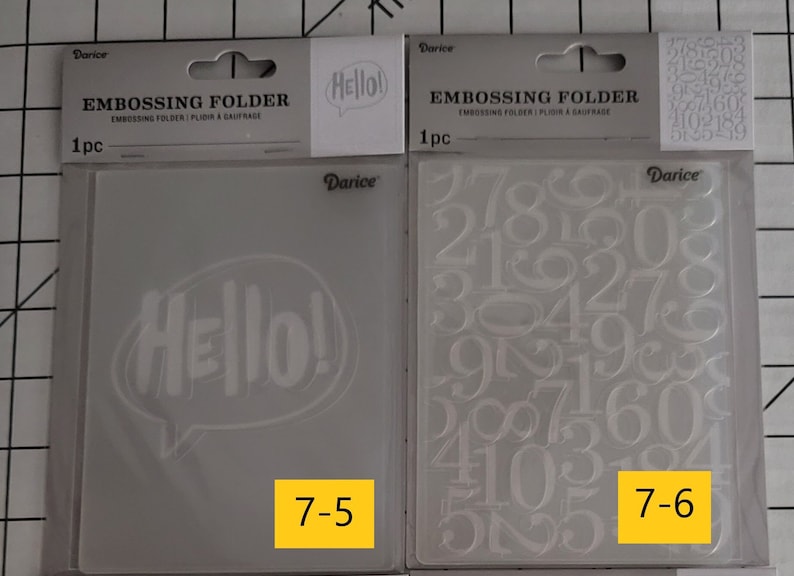 Darice Border Embossing Folders, Darice Embossing Folders NIP ...