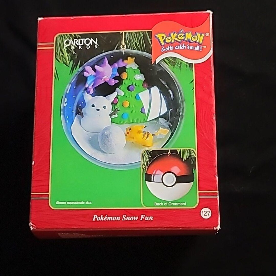 Carlton Cards Heirloom Collection Pokémon Snow Fun Vintage 2001 - Etsy