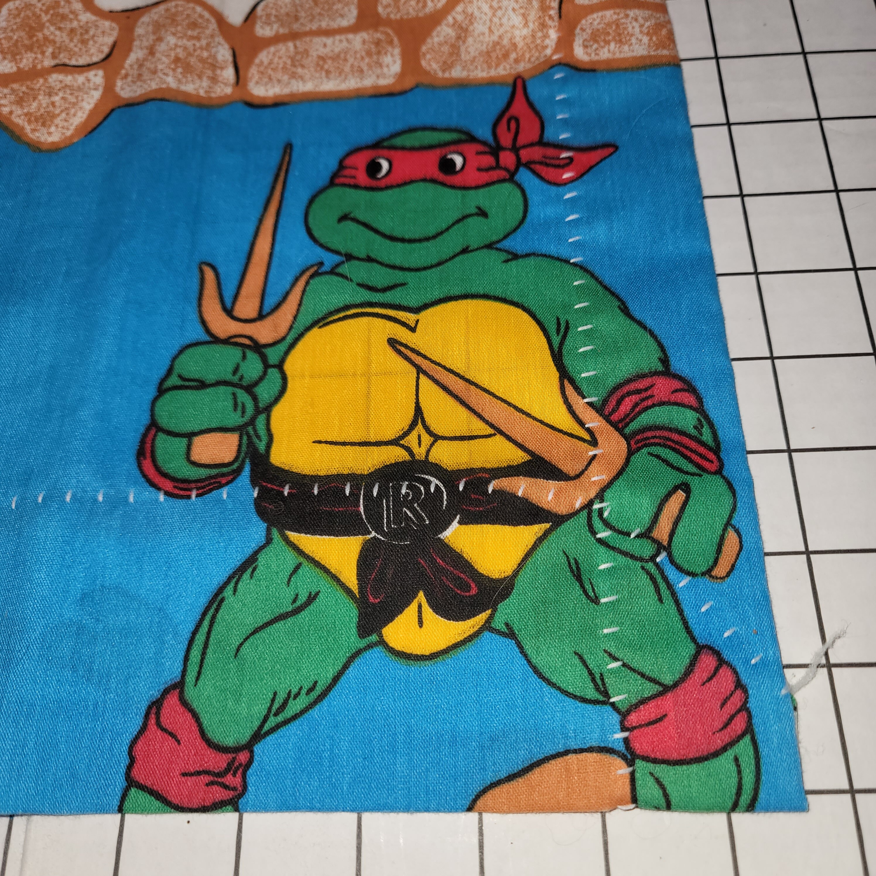 TMNT Curtain Panels: Teenage Mutant Ninja Turtles Decor, Vintage 1988 ...