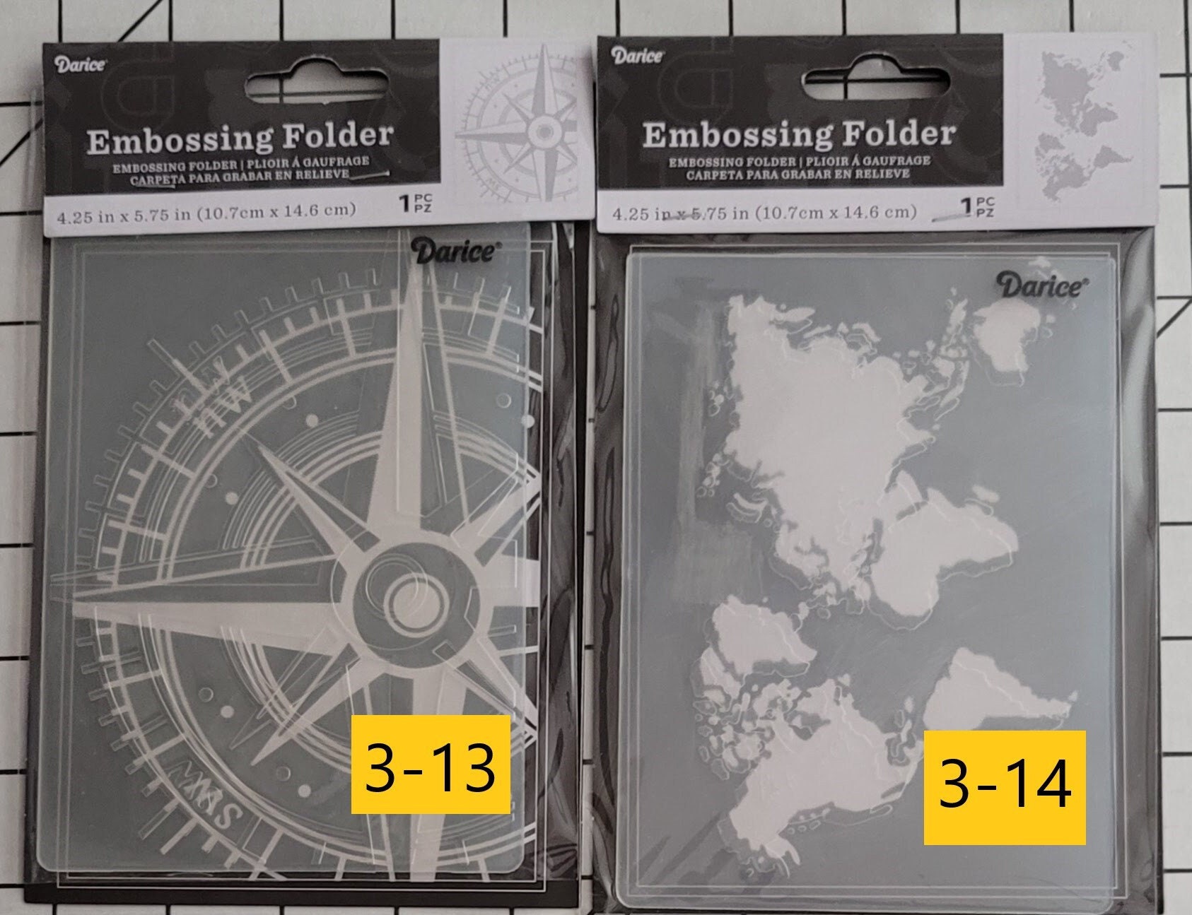 Border Embossing Folders, Choice of One Package, Darice Embossing ...