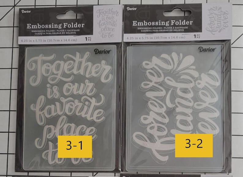 Darice Border Embossing Folders, Darice Embossing Folders NIP ...