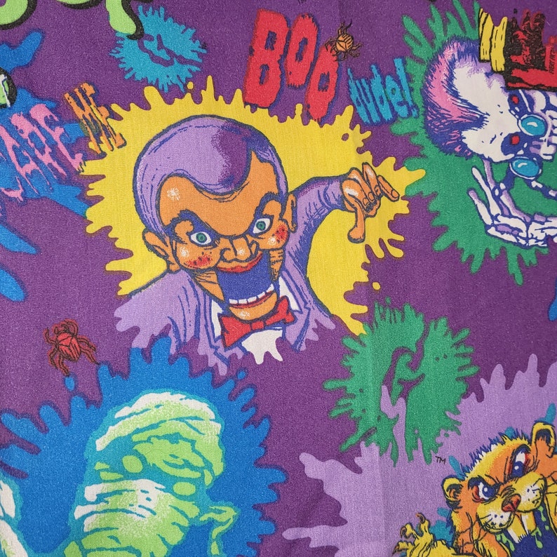 Vintage 1990's Goosebumps Twin Flat and Fitted Sheets Sheets Vintage ...