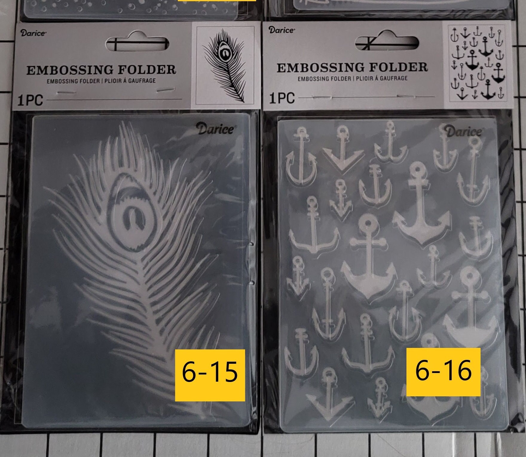 Border Embossing Folders, Choice of One Package, Darice Embossing ...