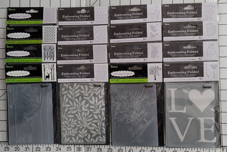 Border Embossing Folders, Choice of One Package, Darice Embossing ...