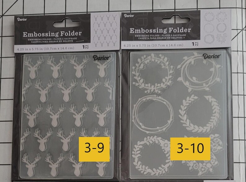 Darice Border Embossing Folders, Darice Embossing Folders NIP ...